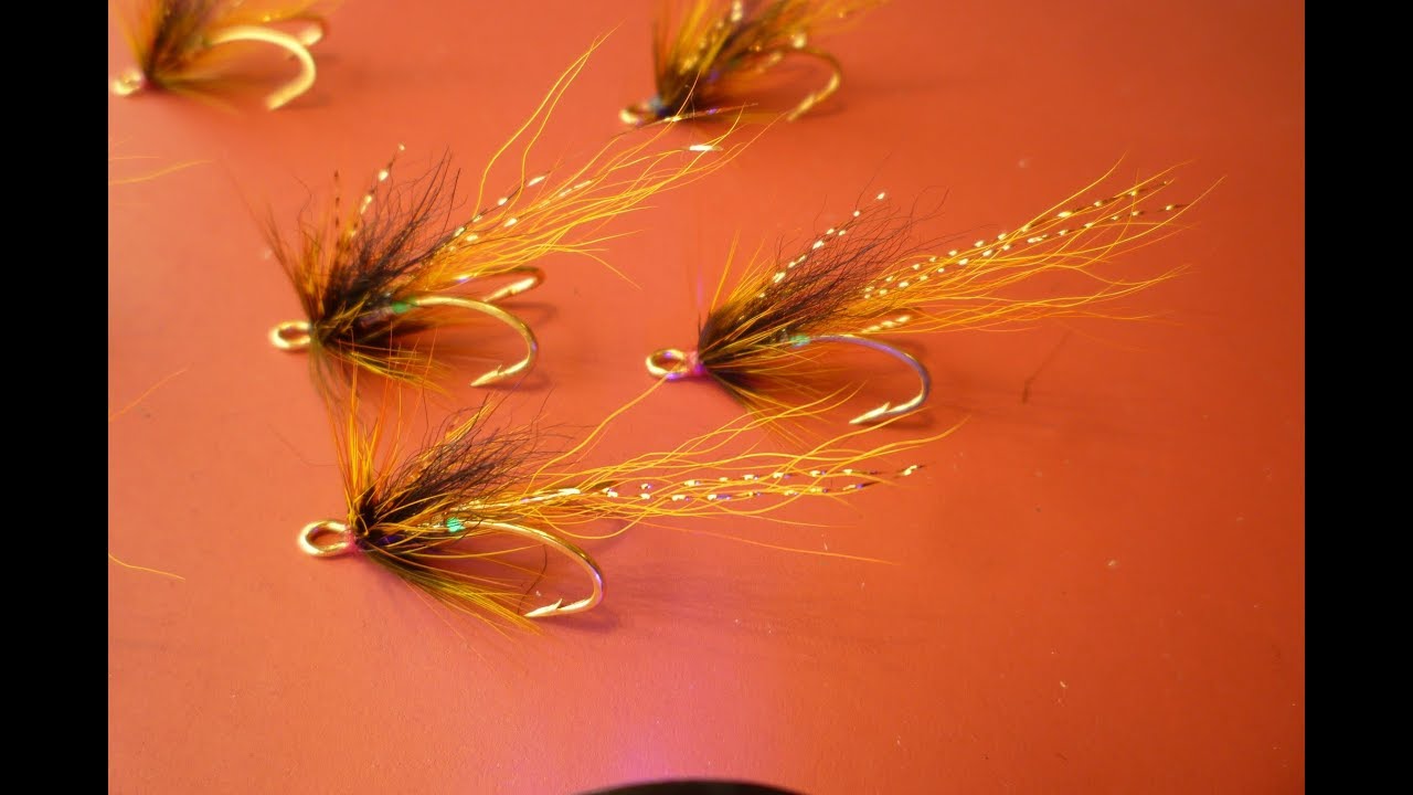 Tying Glo bright Cascade { salmon fly} - YouTube
