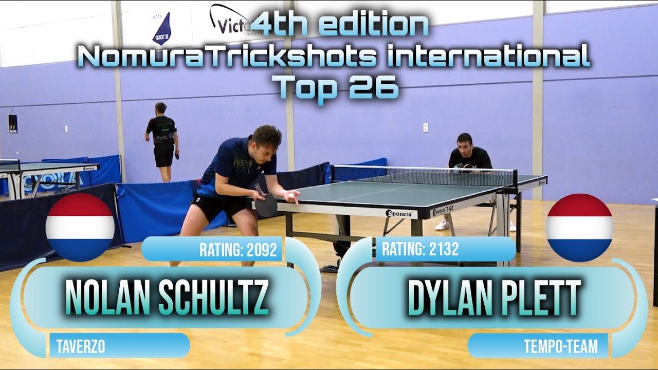 4th edition NTS int. tournament Nolan Schultz vs Dylan Plett #sports #卓球 - YouTube