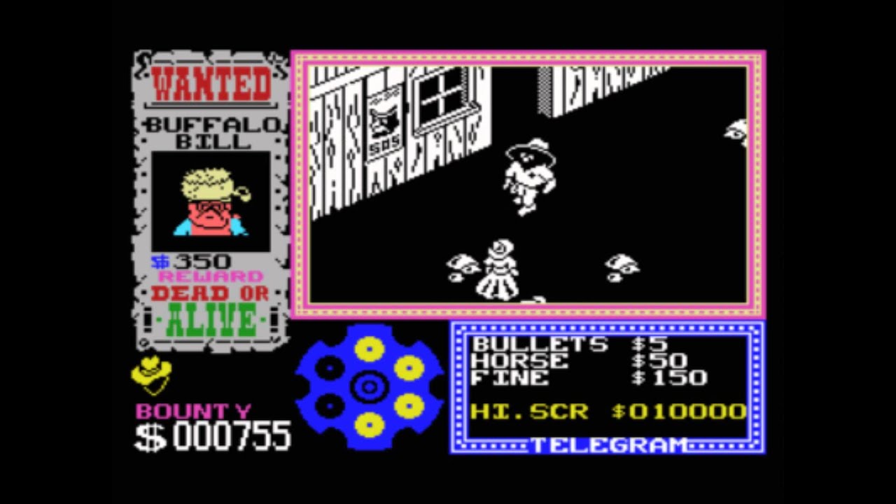 Nuevo Sheriff en la ciudad Gunfright para MSX Gameplay - YouTube