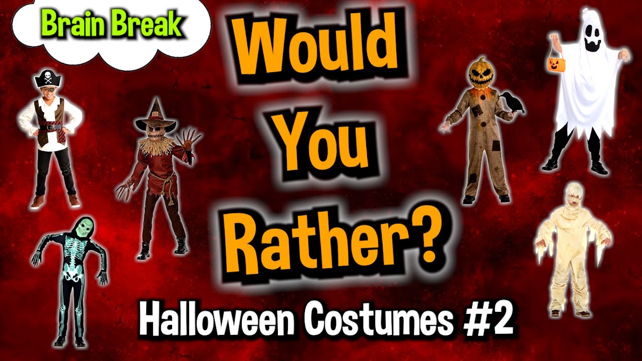Would You Rather? Workout! (Halloween Costumes 2) - At Home Family Fun ...