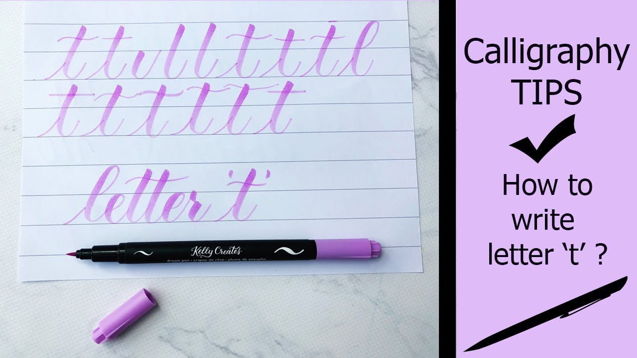 Calligraphy Tips: The Trouble with 't' - YouTube
