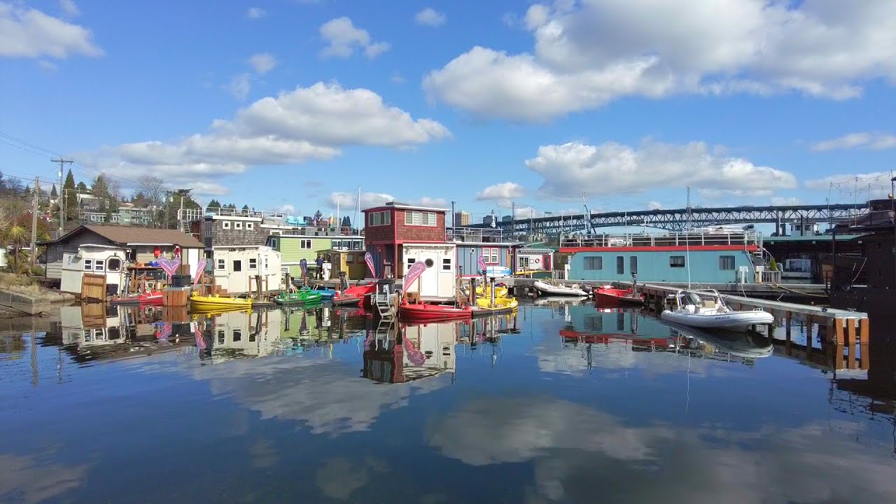 Walking Seattle - Lake Union North Shore, 2024 - YouTube