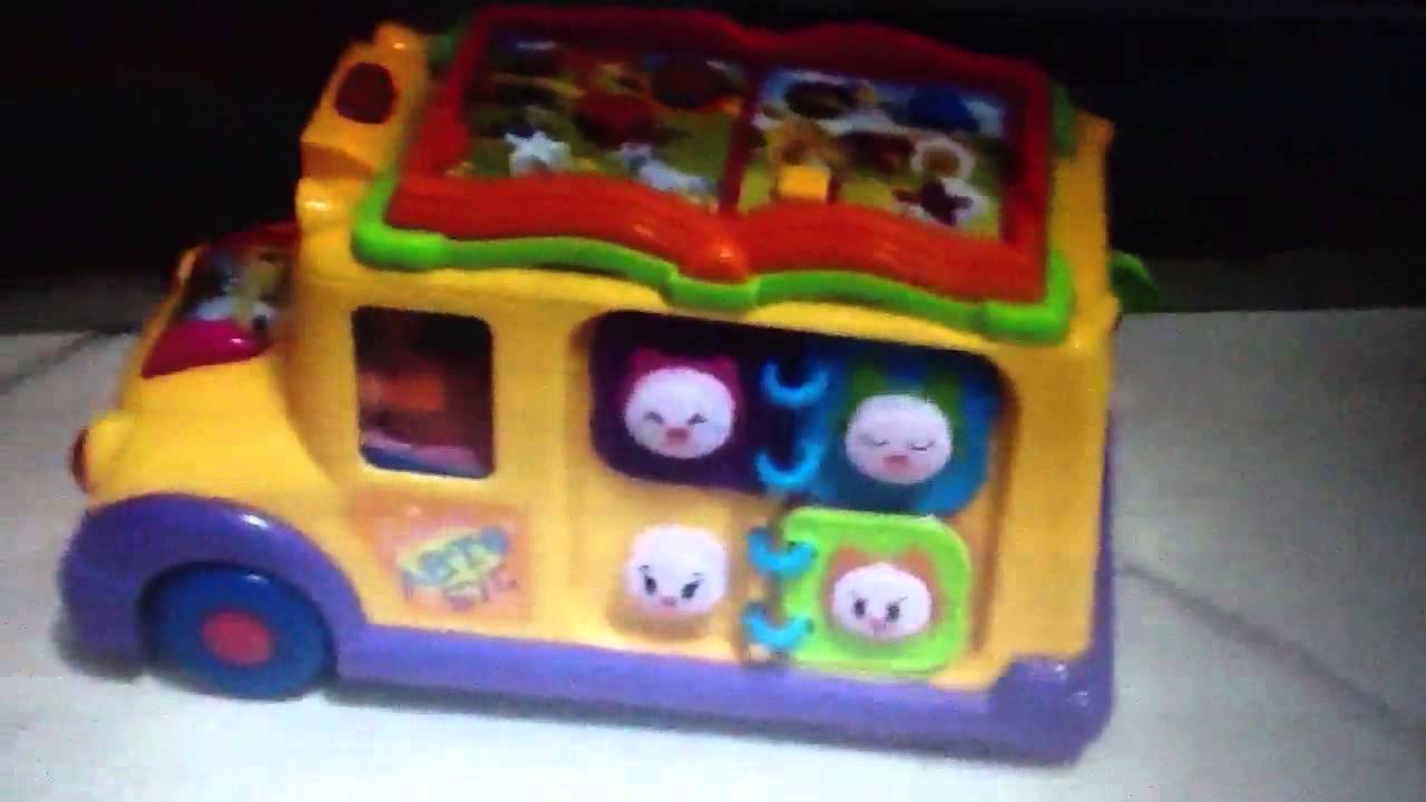 Bump around bus toy - YouTube