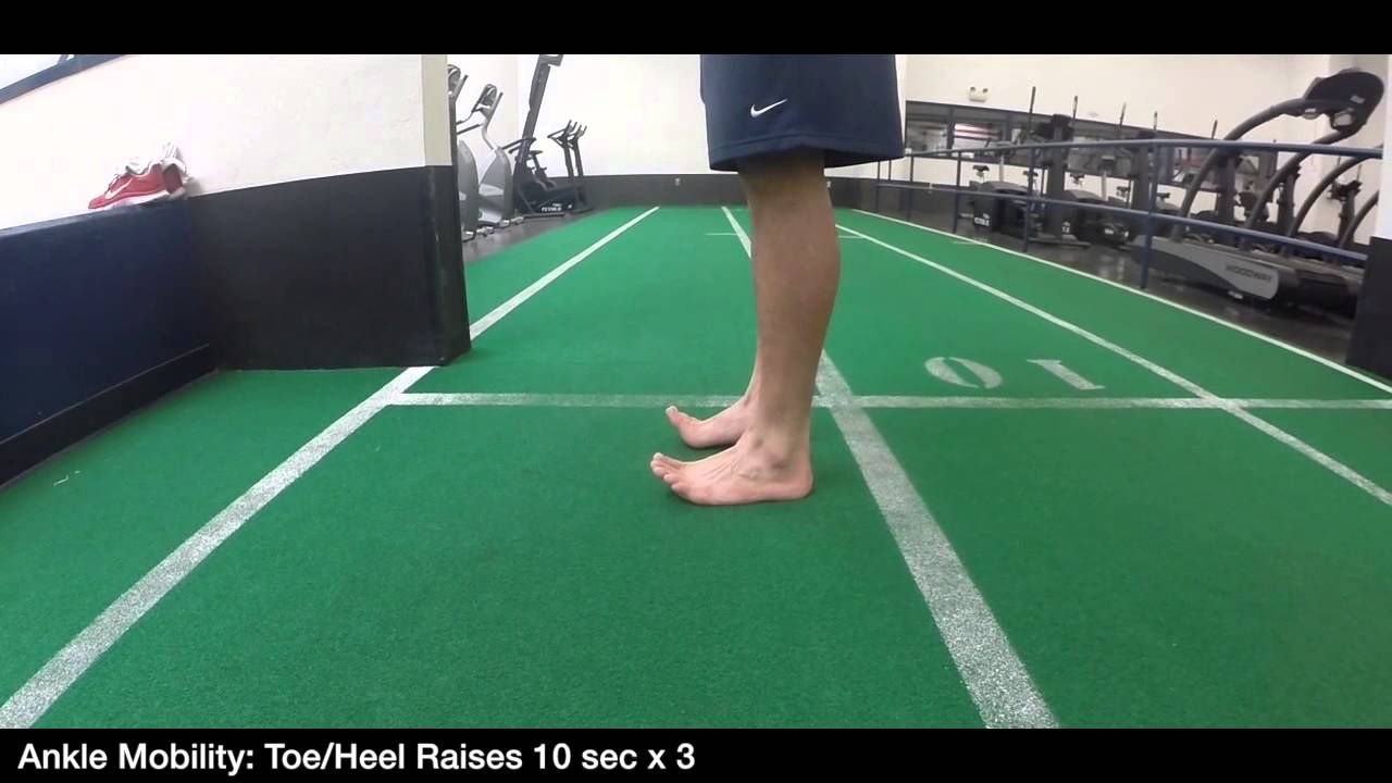 Ankle Mobility; Toe:Heel Raises - YouTube
