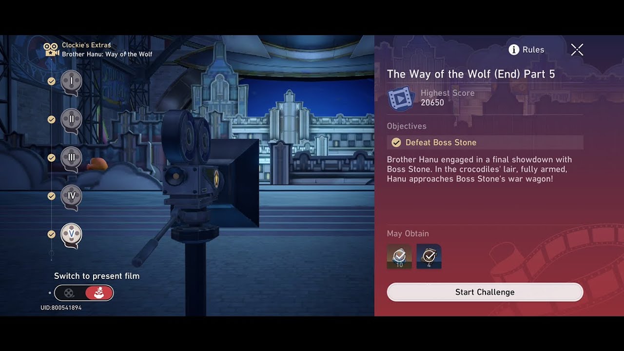 [Honkai: Star Rail] Brother Hanu: Way of the Wolf - Movie Mode Boss i-V ...