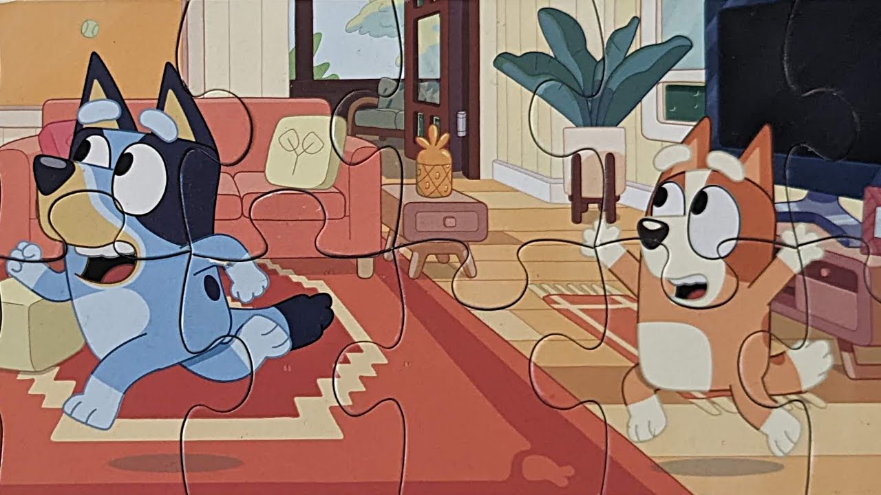 Bluey and Bingo Puzzle for Kids | Dollar Toys for kids - YouTube