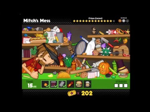 Papa's Bakeria - Foodini's Mini-Games: Mitch's Mess - Bronze, Silver ...