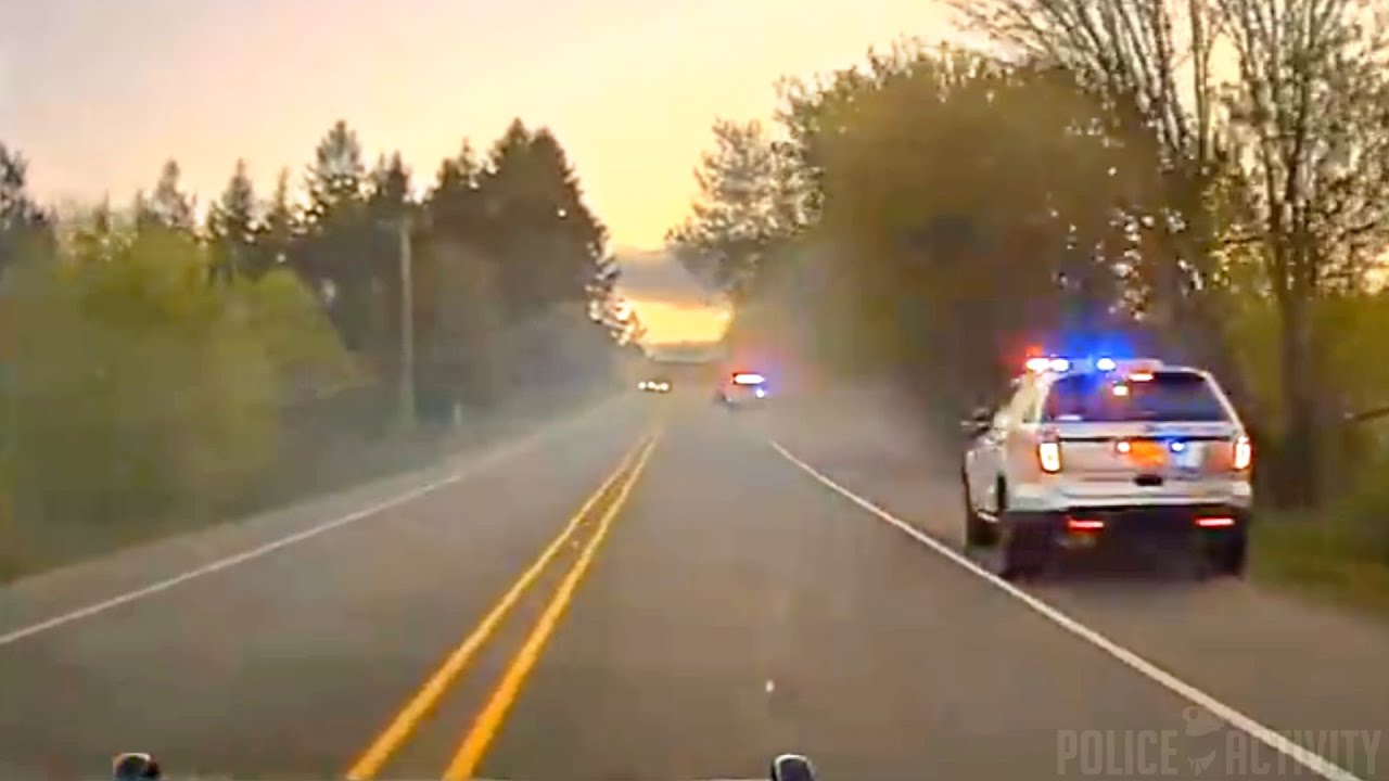 Dashcam Video Captures Dallas Police Chase Of Stolen Car - YouTube
