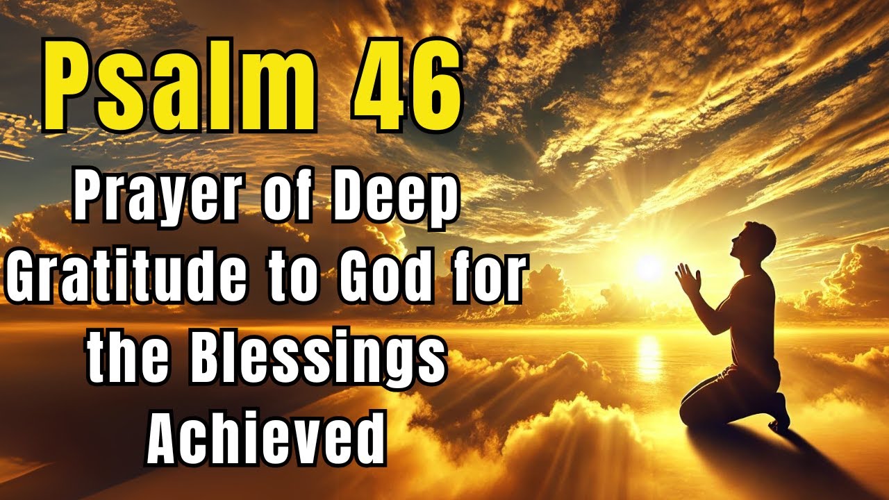 Psalm 46: Prayer of Deep Gratitude to God - YouTube