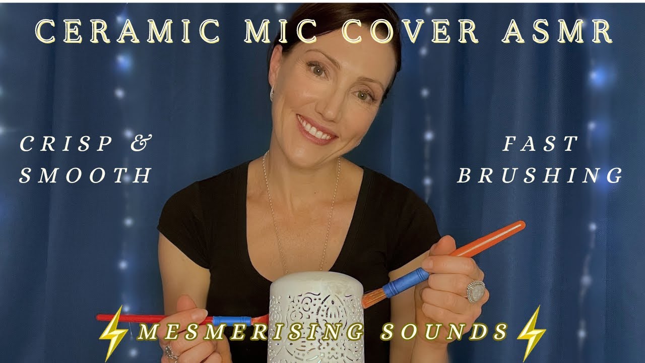 ASMR Ceramic Sounds Part 2 ⚡FAST⚡ (NO Talking) | MIC Brushing & Rubbing ...