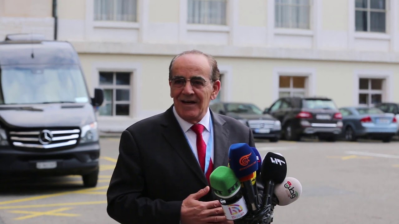 Yasser Ashkar- Constitutional Committee, Geneva. Press conf. - Dr.Yahya ...