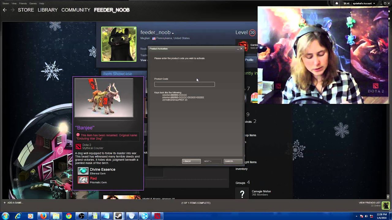 Steam - How to Activate a Promotional Item on Steam - YouTube