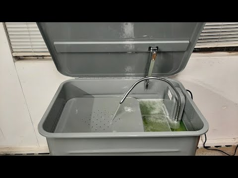 New Shop Tool - Harbor Freight Parts Washer - YouTube