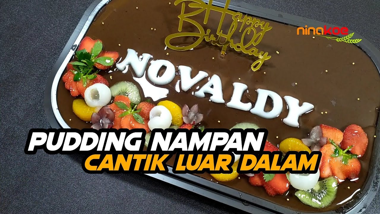 MENGHIAS PUDDING DENGAN BUAH - YouTube