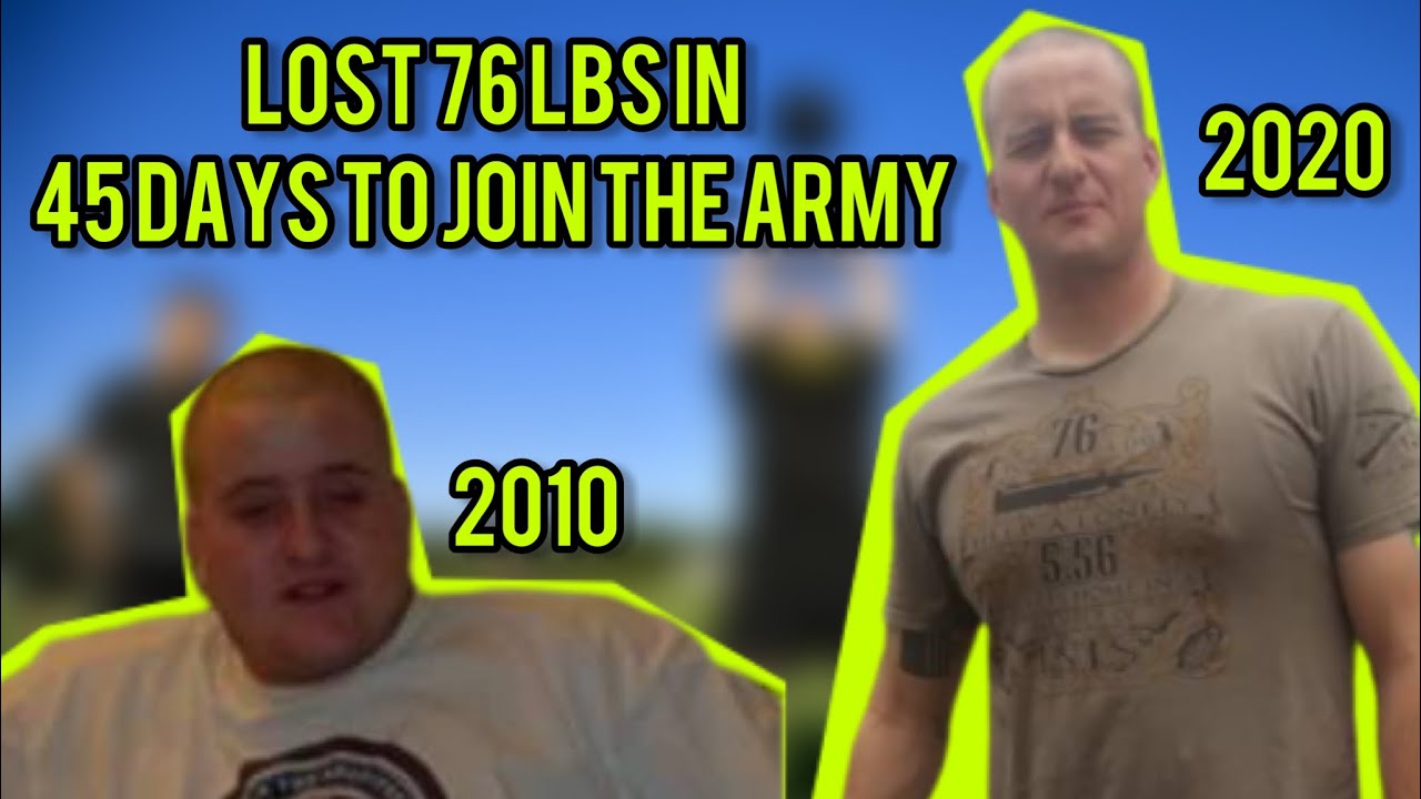 How I lost 76 lbs to join the Army.. - YouTube