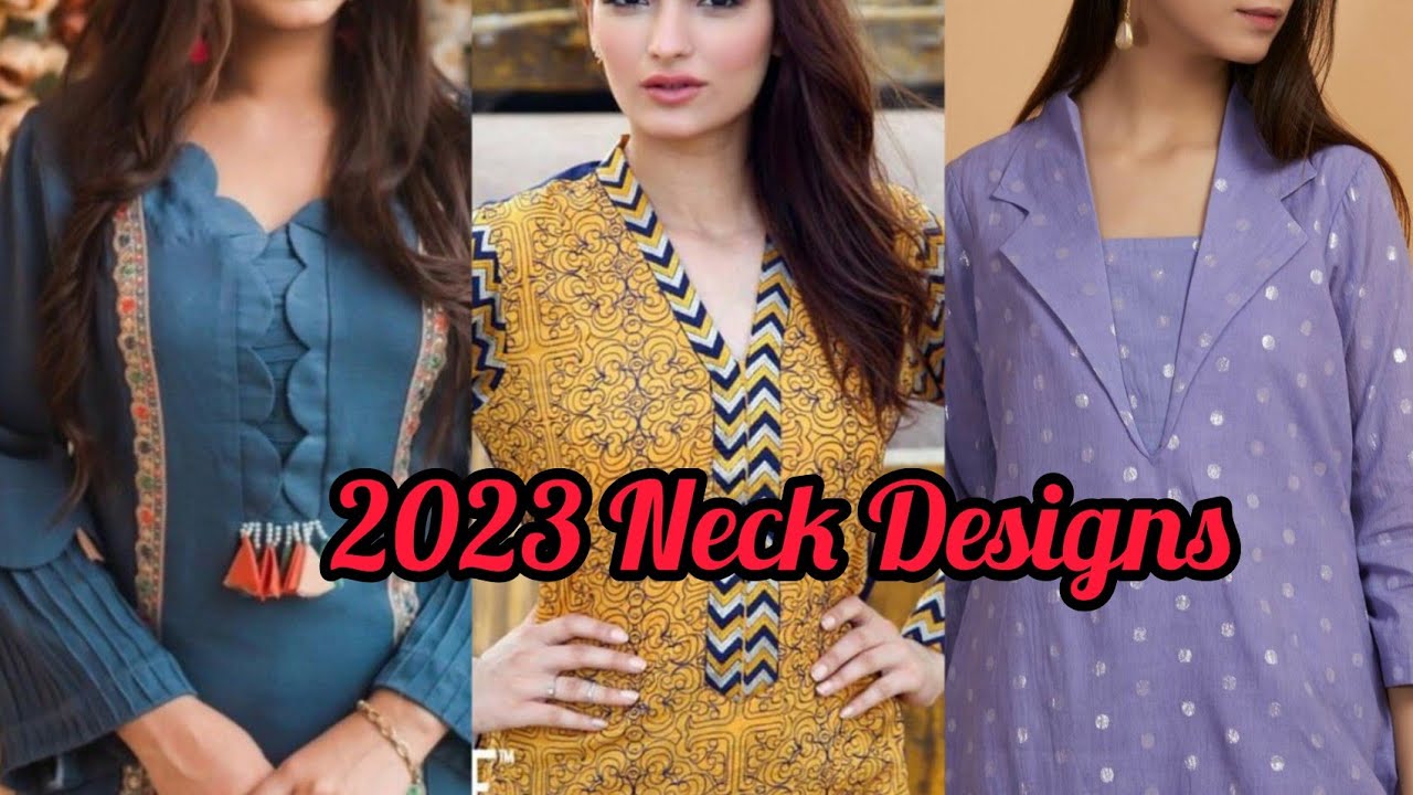 60+ Trending Neck Designs for kurtis | 2023 Gale ke Designs - YouTube
