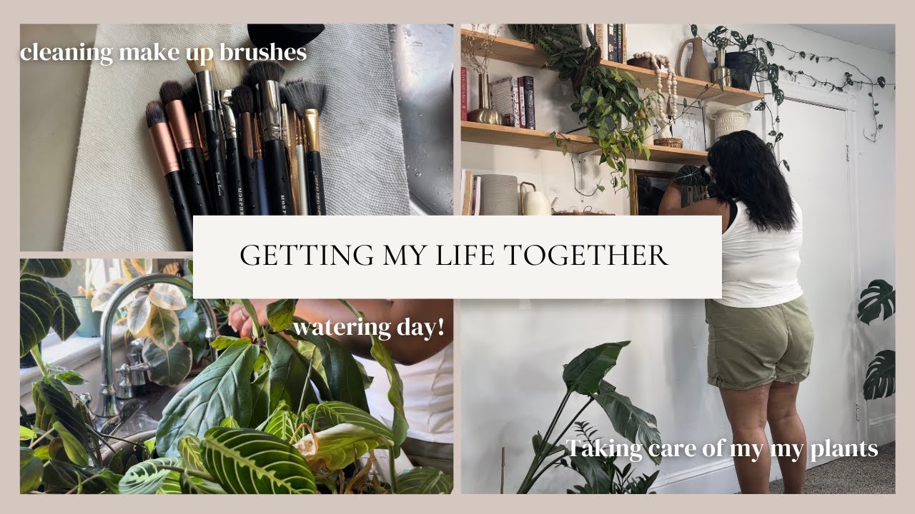 FEELING OVERWHELMED | breaking bad Habits!, plants, clean with me ...
