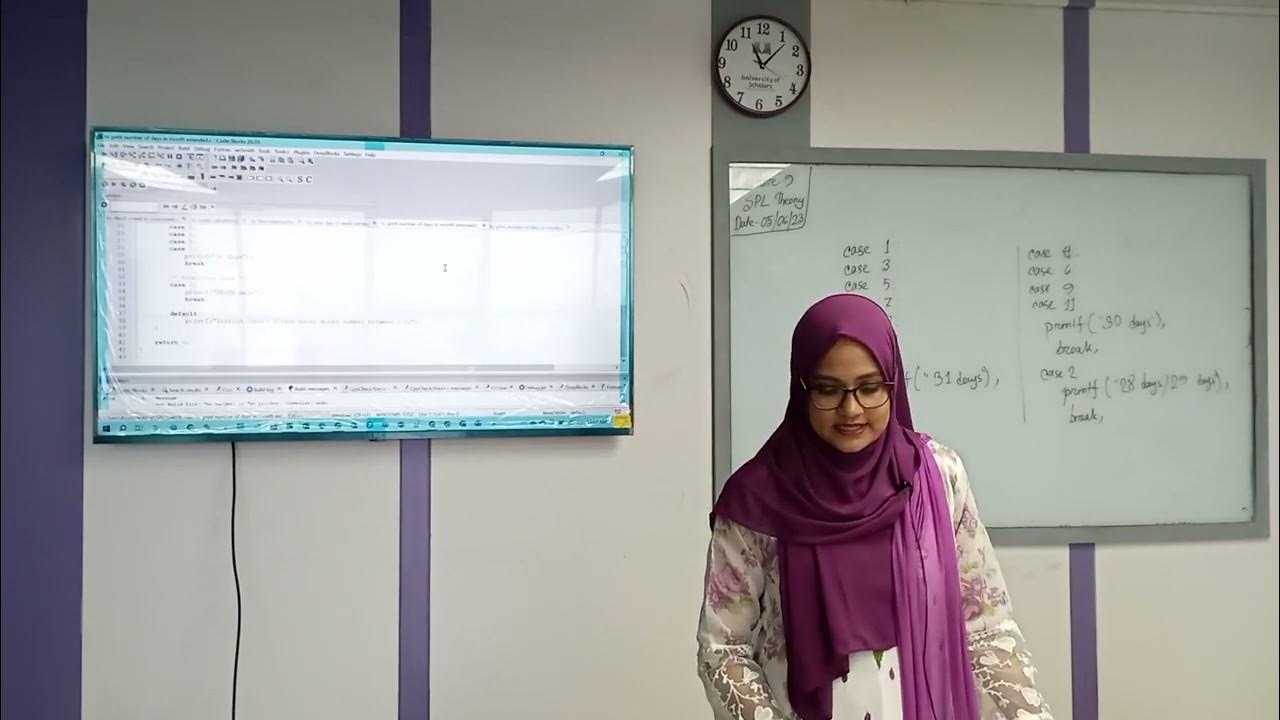 Structured Programming Language|Lecture-9|Section-A|Ayesha Siddiqua|University of Scholars - YouTube