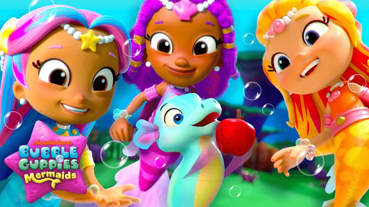 FULL EPISODE: Can the Bubble Guppies Mermaids Rescue A Seahorse? 🌊🐴 ...