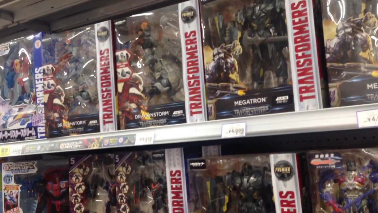 Transformers display - Japan toy store ! - YouTube