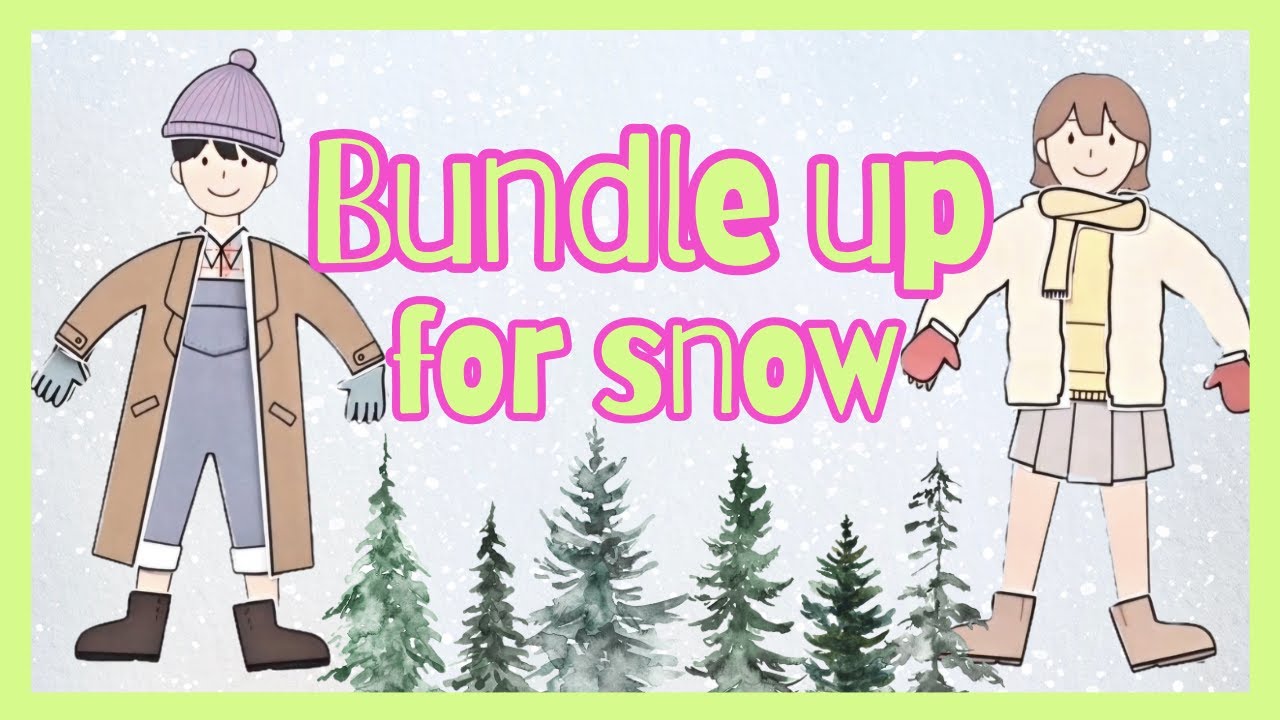 Bundle up Ι for snow Ι Winter Clothing Ι Craft Ι DIY Ι 겨울옷 Ι 겨울옷입히기 Ι ...