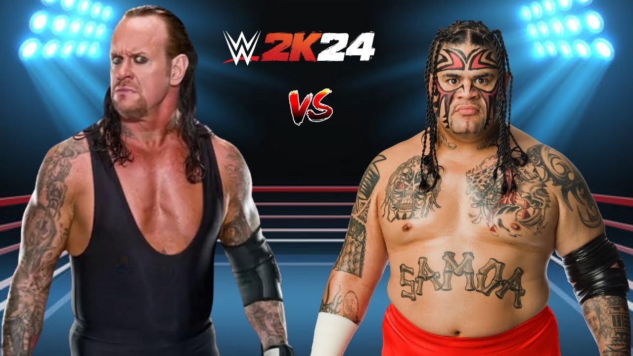 WWE 2K24 The Undertaker'09 Vs Umaga - No Holds Barred Match - World ...