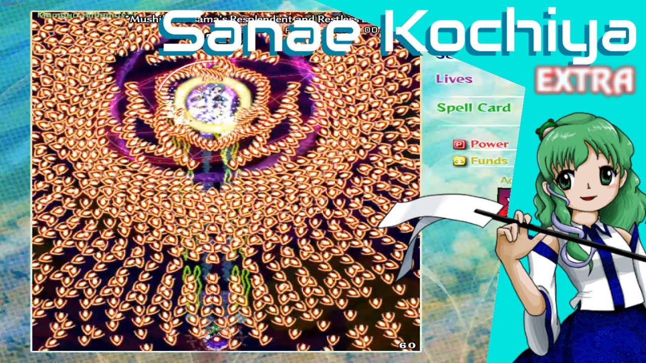 Touhou 18 - Unconnected Marketeers | Sanae Extra Stage Clear - YouTube