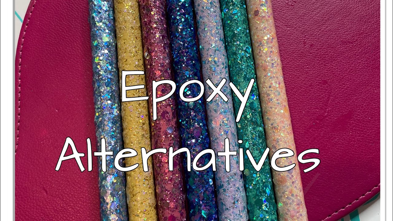 Glitter ink joy pens with Epoxy alternatives. - YouTube