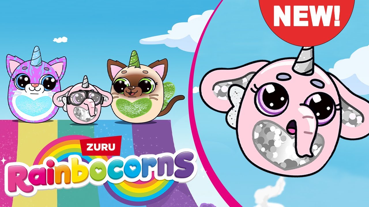 Fearless Flyer 🐘🪽 | Cute Baby Animal Cartoons for Kids | Fun Videos for ...