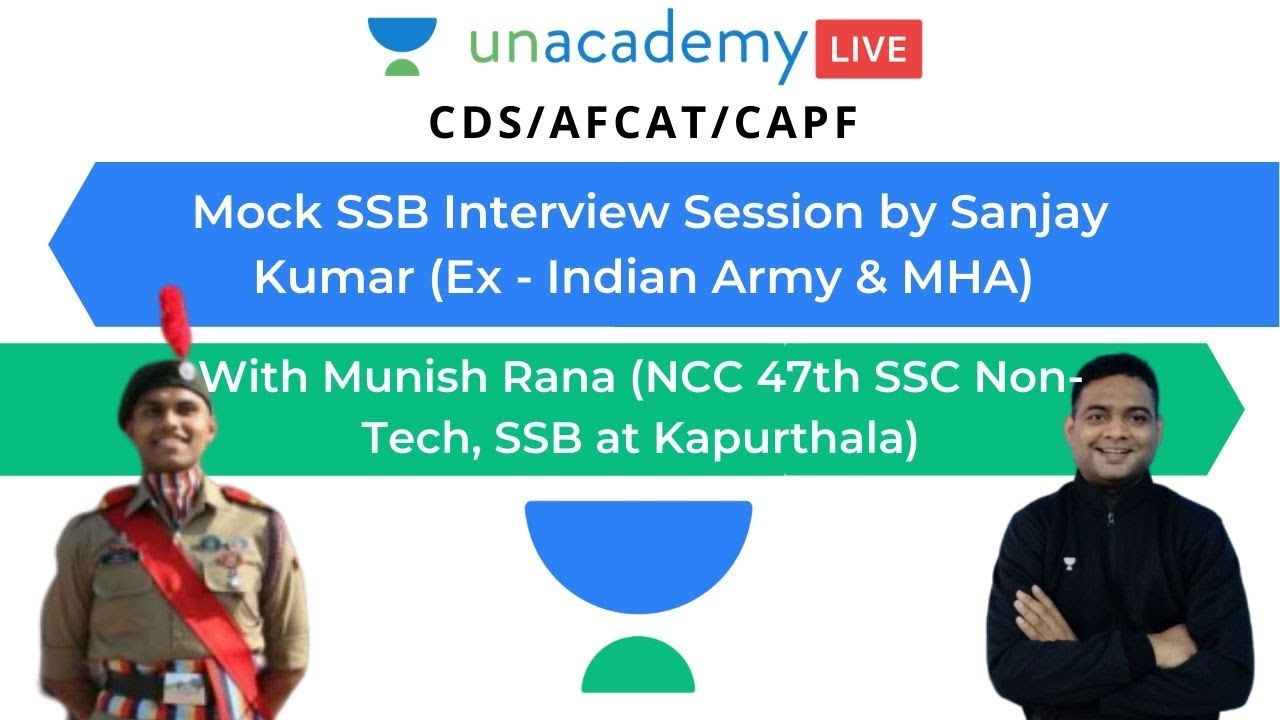 SSB Mock Interview Session | Sanjay Kumar - YouTube