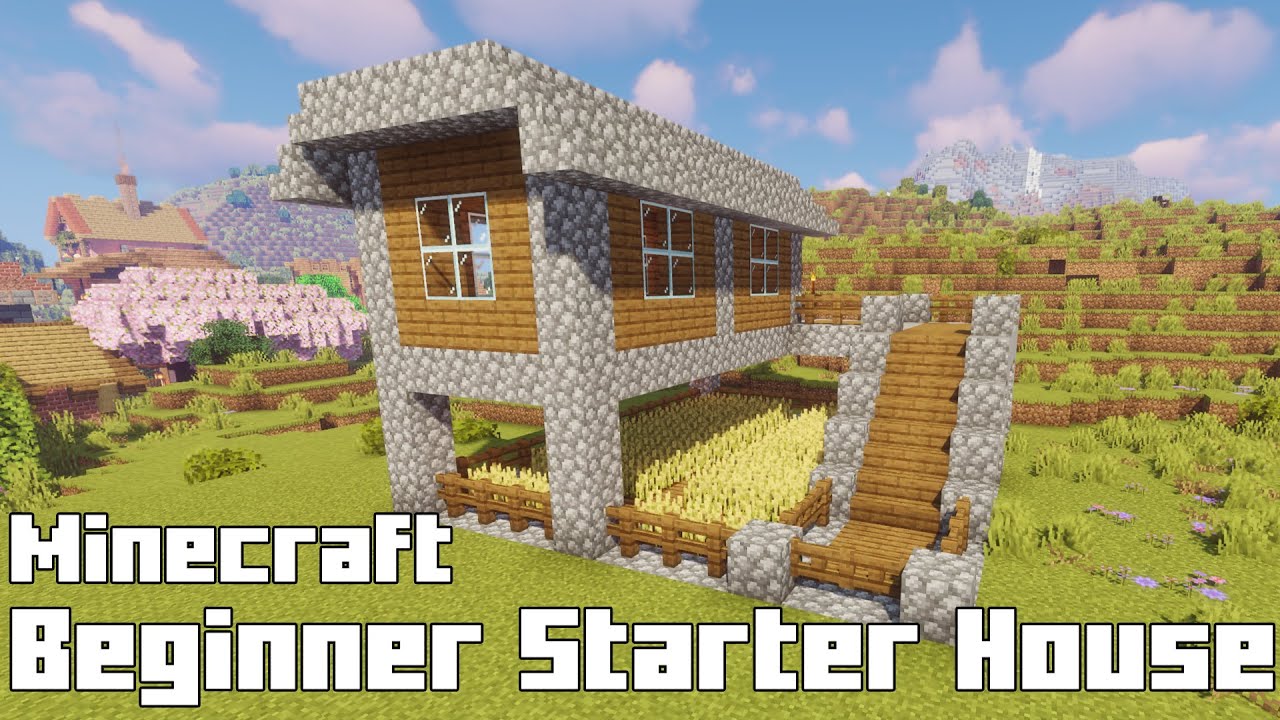 Build the UGLIEST Beginner Starter House in Minecraft! #minecraft - YouTube