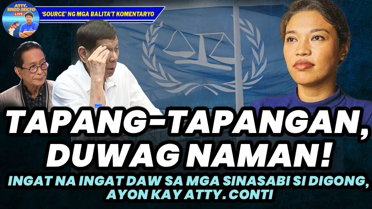 TAPANG TAPANGAN, DUWAG NAMAN! -- INGAT NA INGAT DAW SA MGA SINASABI SI ...