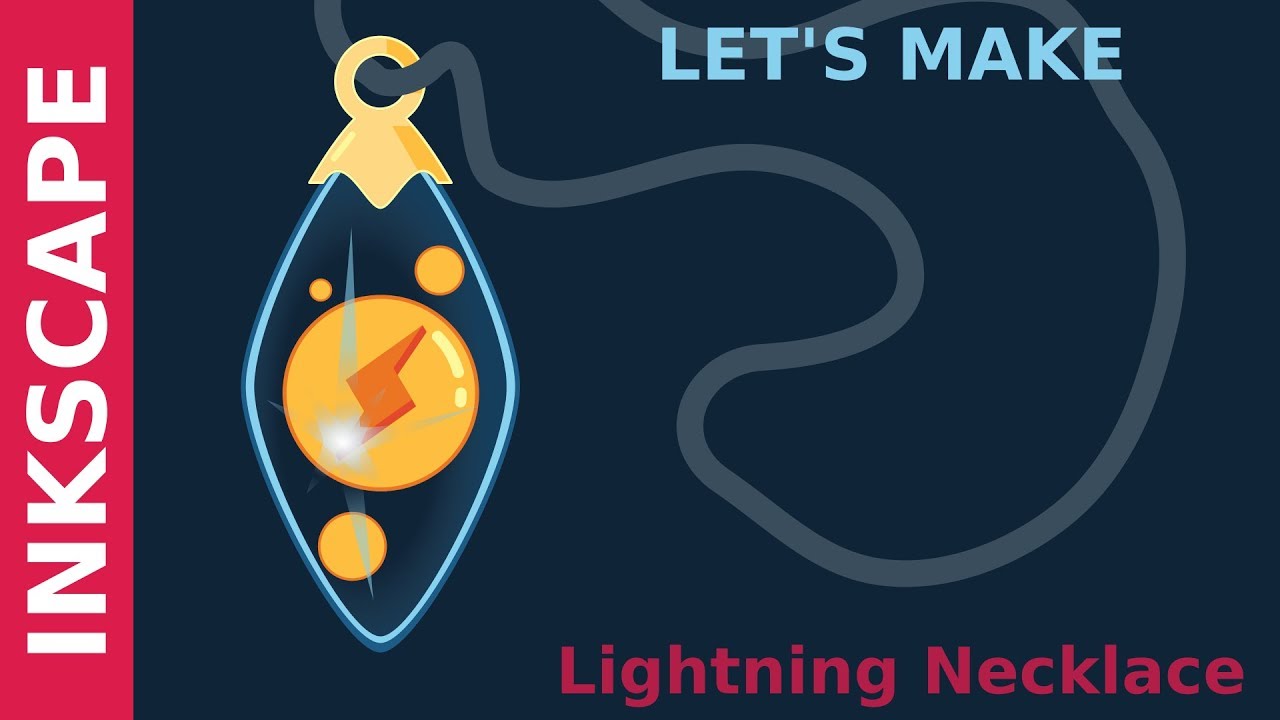 Inkscape Tutorial: Lightning Necklace - YouTube