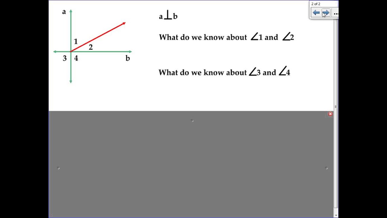 Geometry - 3-6: Prove Theorems about Perpendicular Lines - YouTube