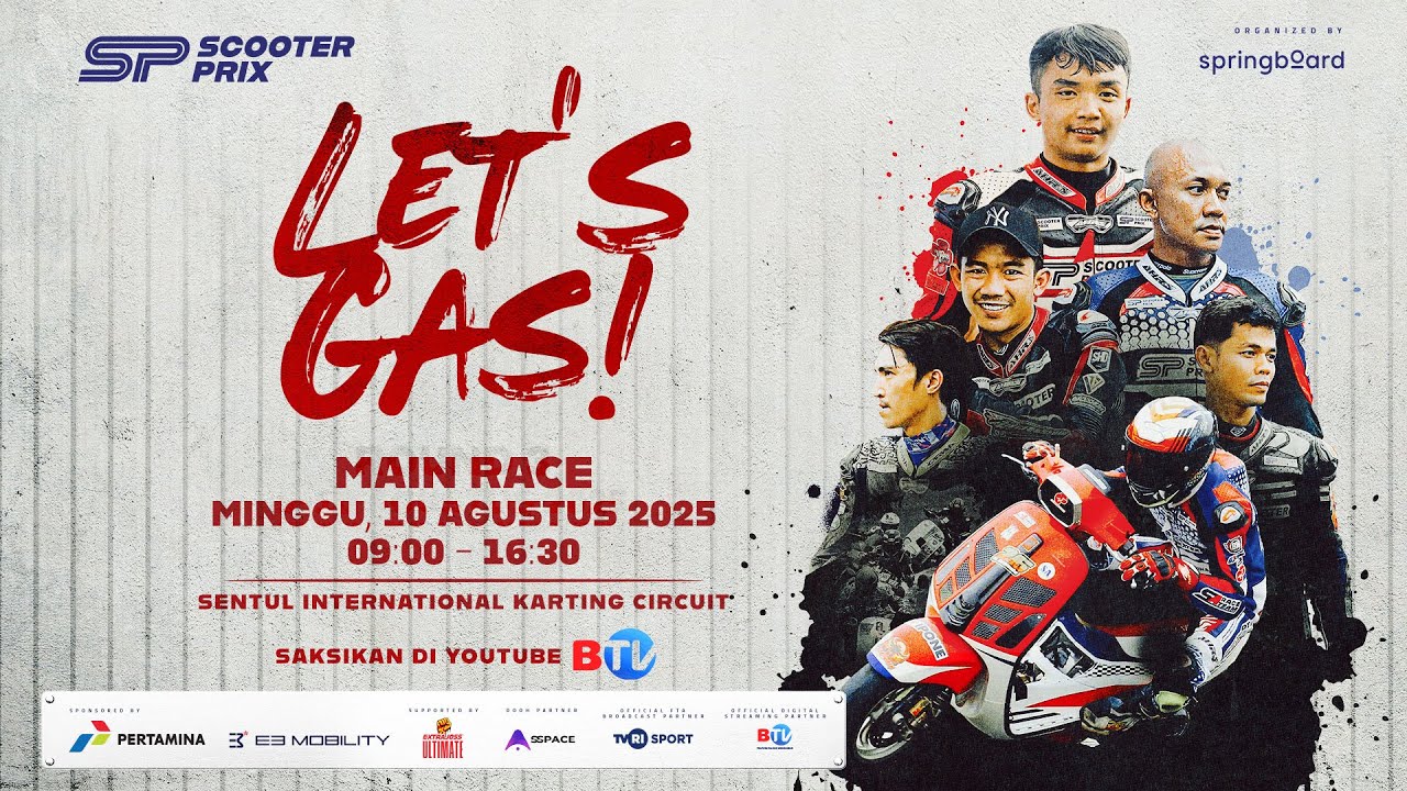 🔴 Live | Main Race Scooter Prix 2025 | Let's Gas! Karting Circuit ...