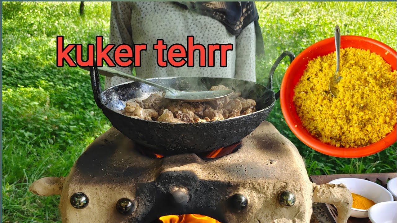 Kashmiri Kokur Tehr | Kashmiri Chicken Tehari | Kashmiri Tehri Recipe ...