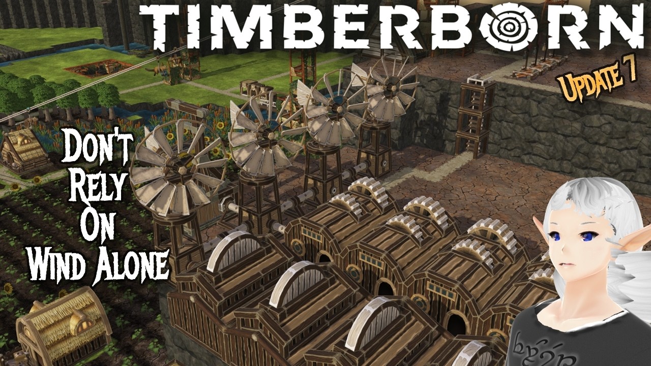 What If the Wind Misbehaves? - Timberborn Update 7 Hard mode [E14 ...