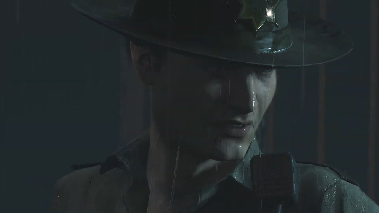 RESIDENT EVIL 2 LEON B SHERIFF COSTUME Walkthrough Gameplay Part 1 ...