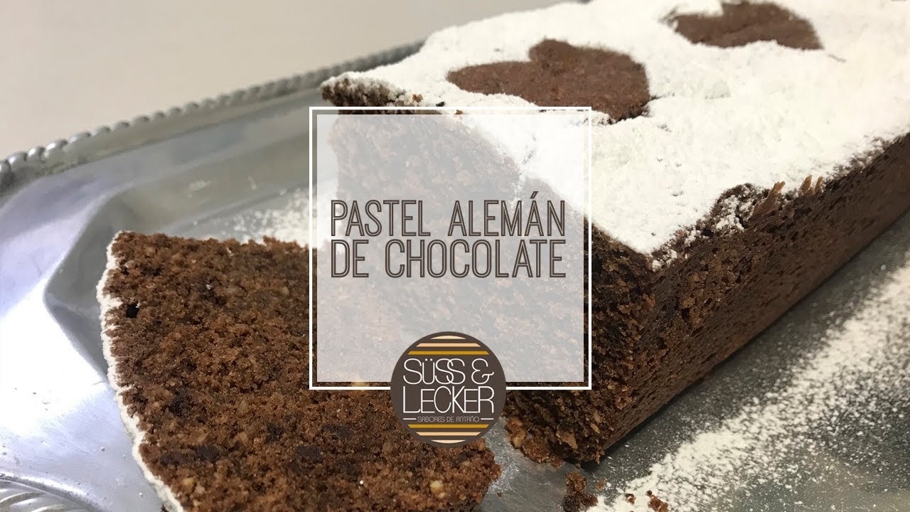 PASTEL ALEMÁN DE CHOCOLATE - YouTube