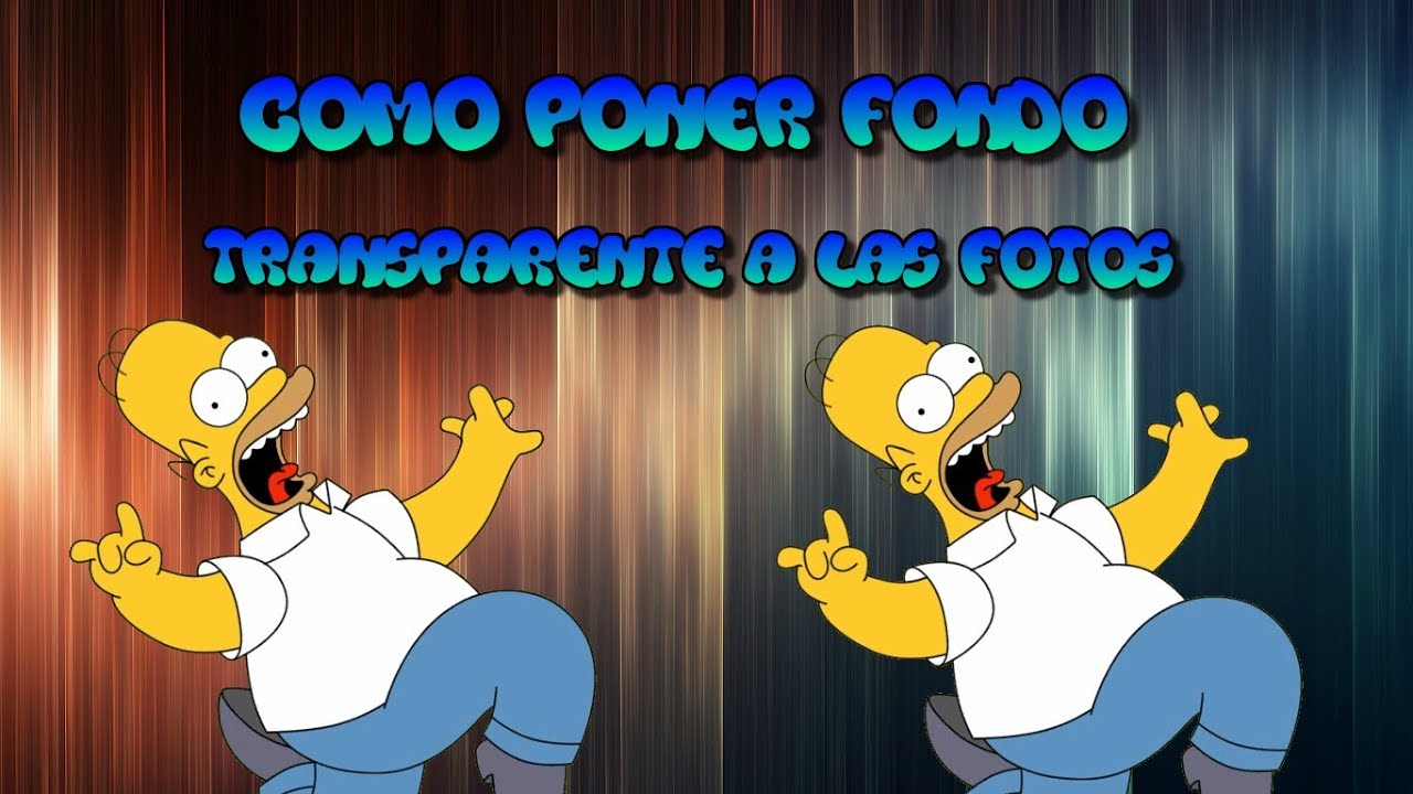 Como poner fondo invisible a las imagenes + como descargar fotos HD ...