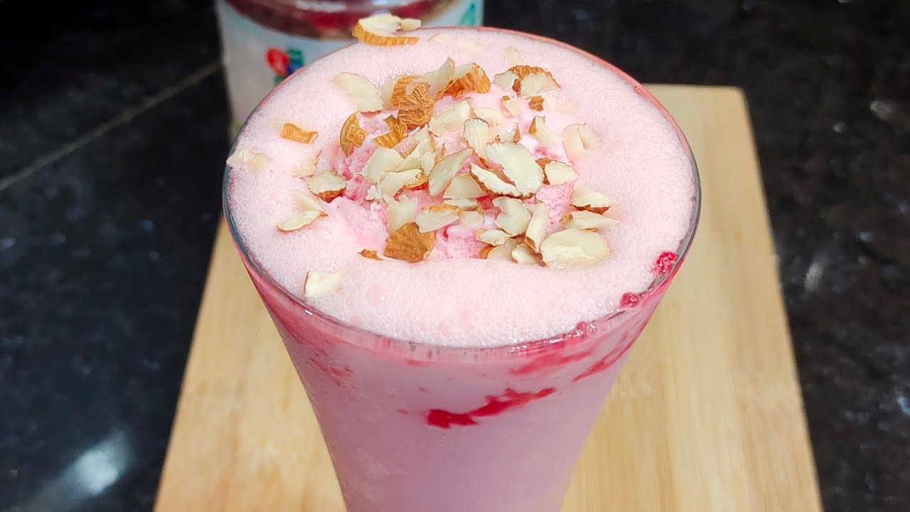 Mixed Fruit Jam Milkshake | jam shake recipe | milkshake recipe | how ...