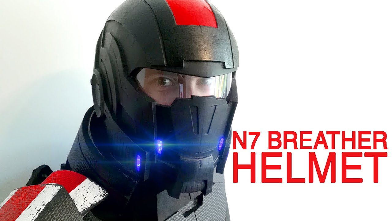 Homemade N7 Breather Helmet (from Mass Effect) - YouTube
