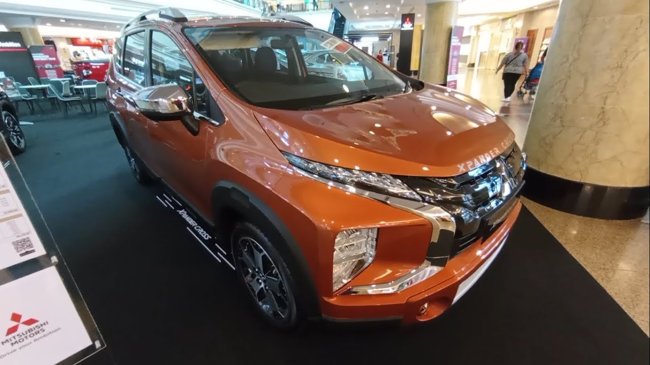 Mitsubishi Xpander Cross 1.5 4AT orange walkaround exterior and ...