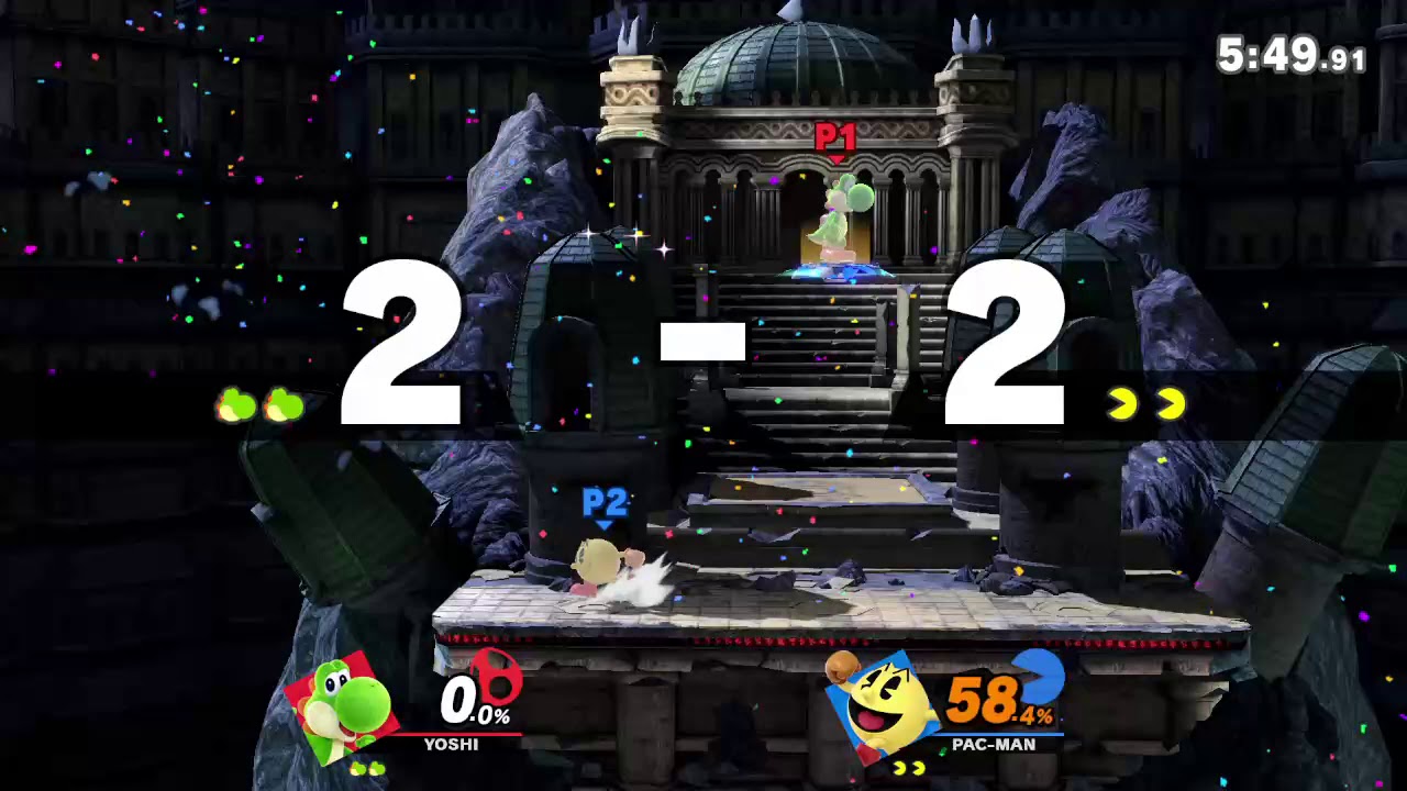 Yoshi (Zarek) vs. Pac-Man (Makoto) - YouTube