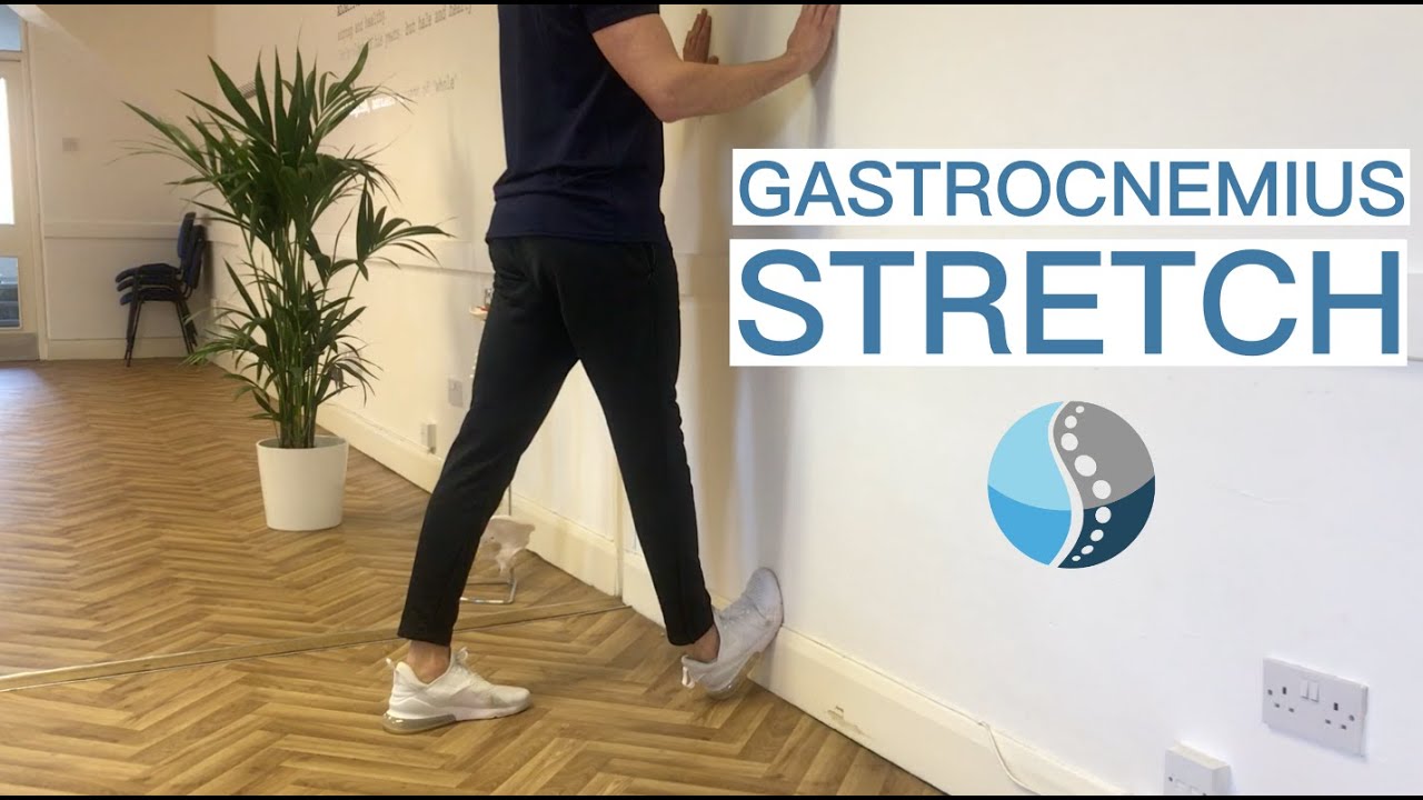 35. Gastrocnemius Stretch - YouTube
