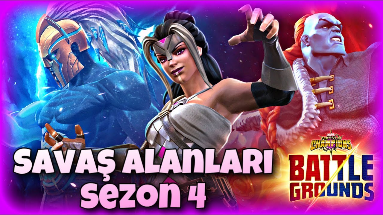 🔴 SAVAS ALANI SEZON 4 OYNUYORUZ | MCOC Marvel Şampiyonlar Turnuvası ...