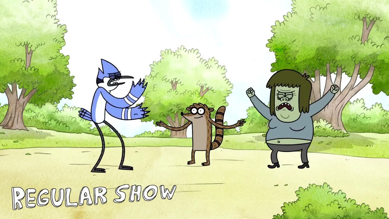 Regular Show - Rigby Wins Mordecai And Muscle Man At Rock Paper ...