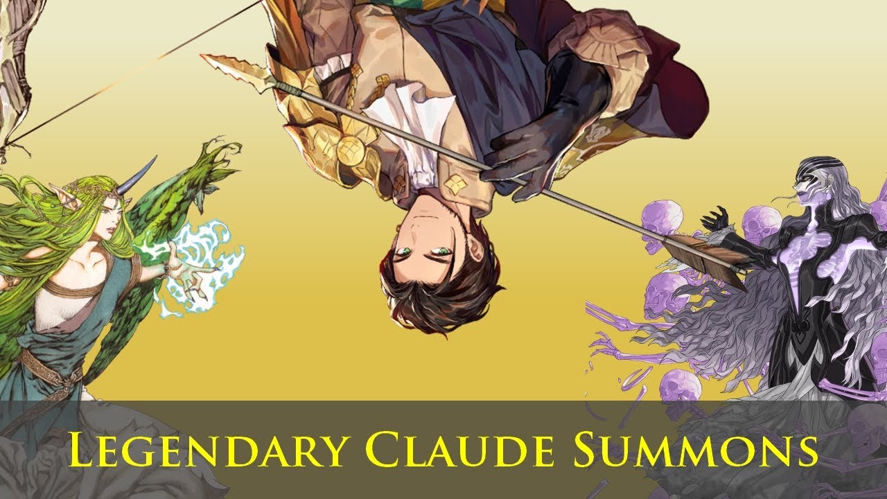 [FEH] I HAVE NO SELF-CONTROL! 500 orbs for Legendary Claude ...
