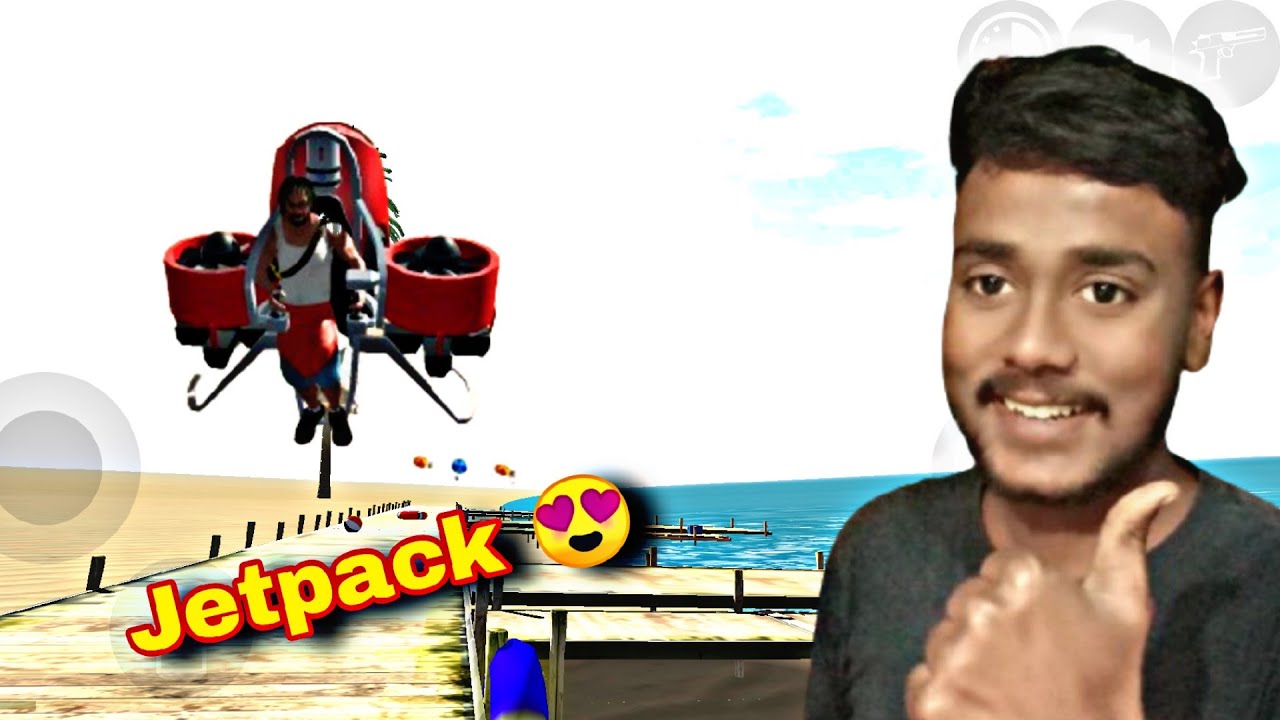 Tried The Jetpack For The First Time In Beach ⛱️ II Indian Bikes ...