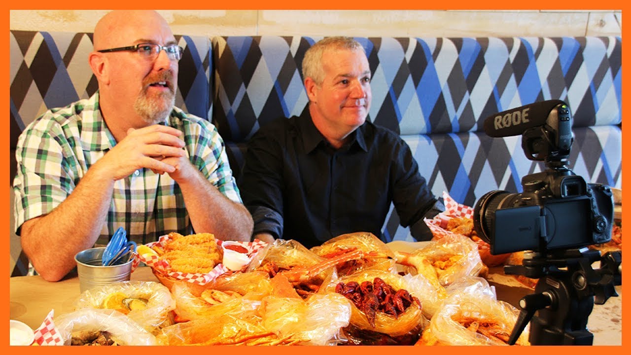 Eating Everything at The Captain's Boil - YouTube